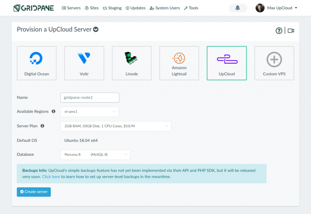 How To Get Started With GridPane On UpCloud - UpCloud