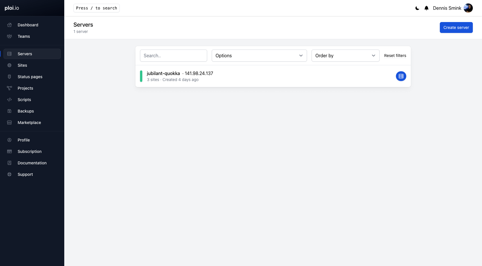 How To Start Deploying Websites With Ploi - UpCloud