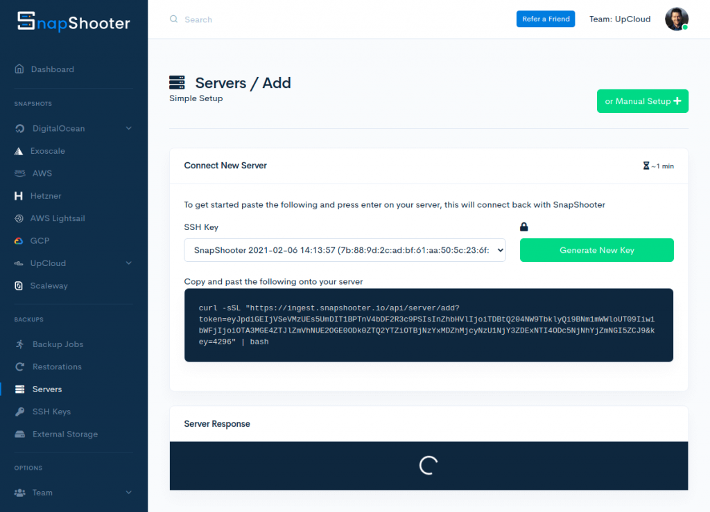 How To Save Backups In Object Storage Using SnapShooter - UpCloud