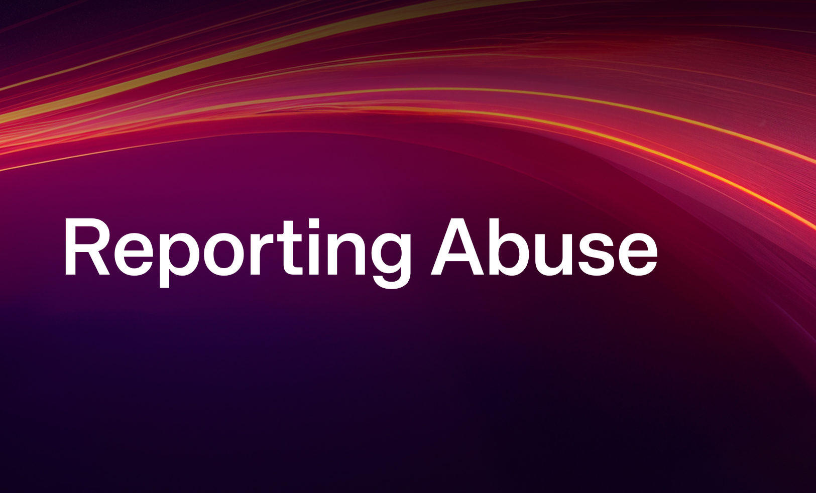 UpCloud | Reporting Abuse Activities