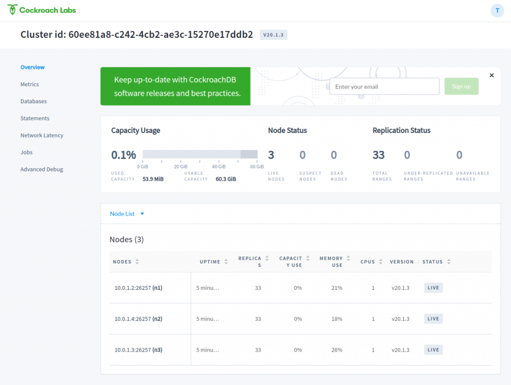 How To Install Cockroachdb Secure Database Cluster Upcloud