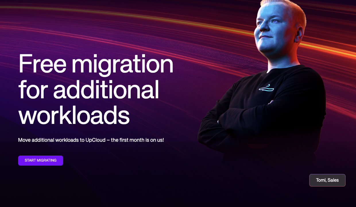 Free Migration To UpCloud