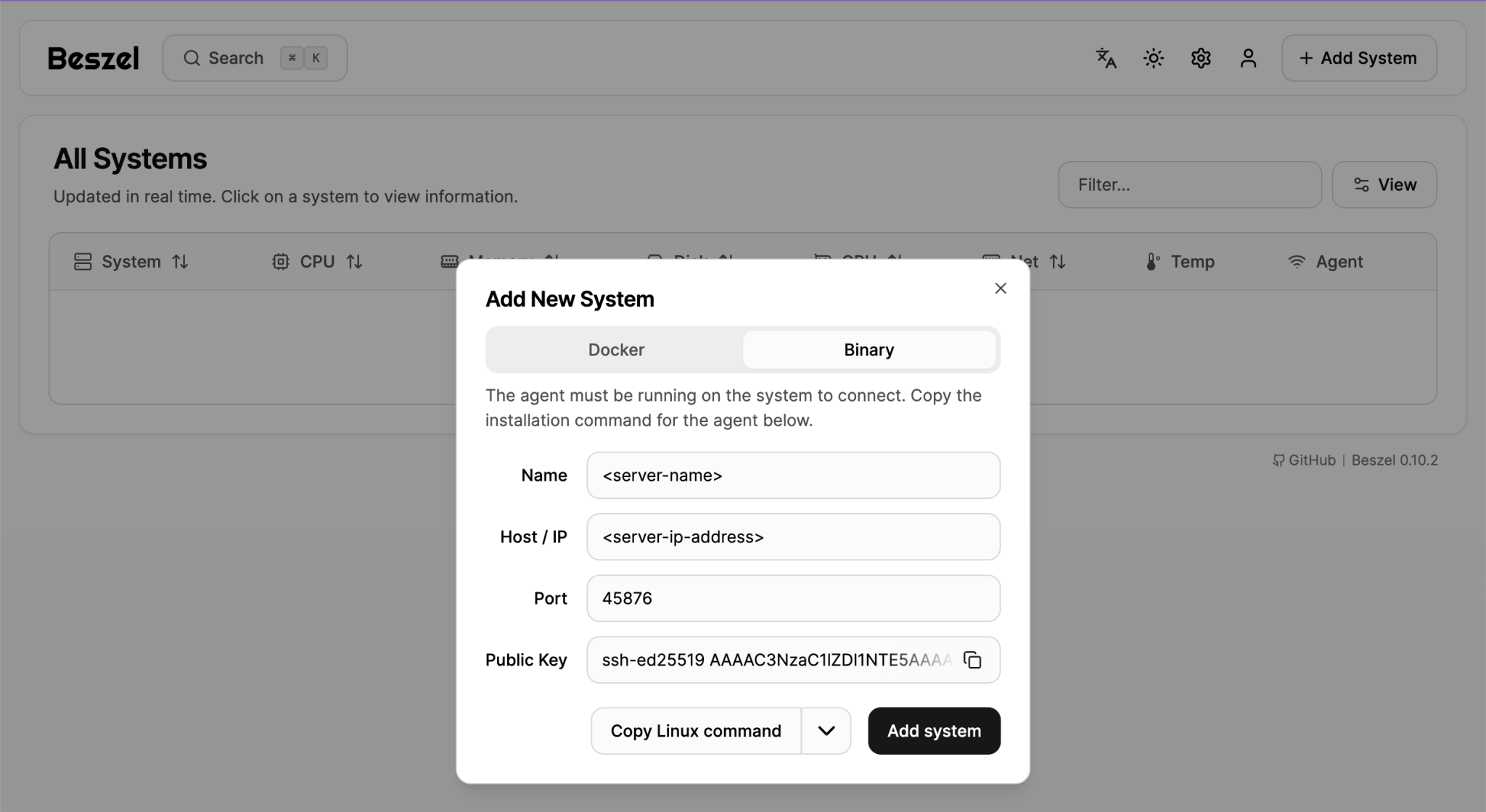 How To Setup Basic Server Monitoring With Beszel - UpCloud