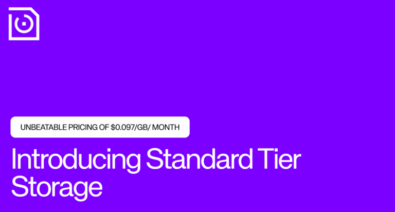 New Standard Tier Block Storage Brings Balanced Performance ...