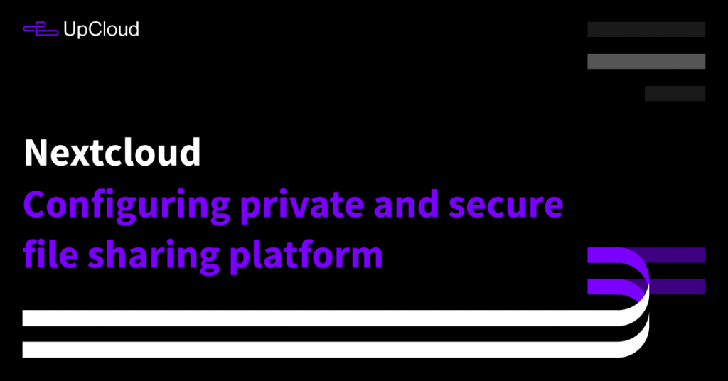 How To Install Nextcloud On CentOS 8 - UpCloud