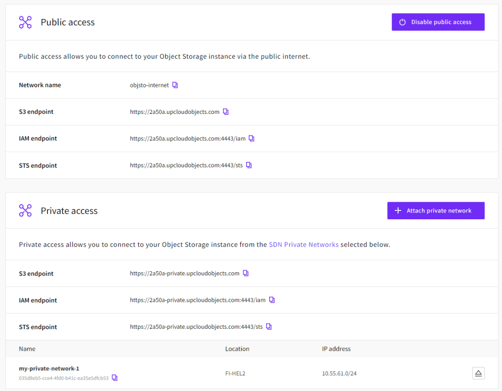 Scalable and Secure Managed Object Storage | UpCloud