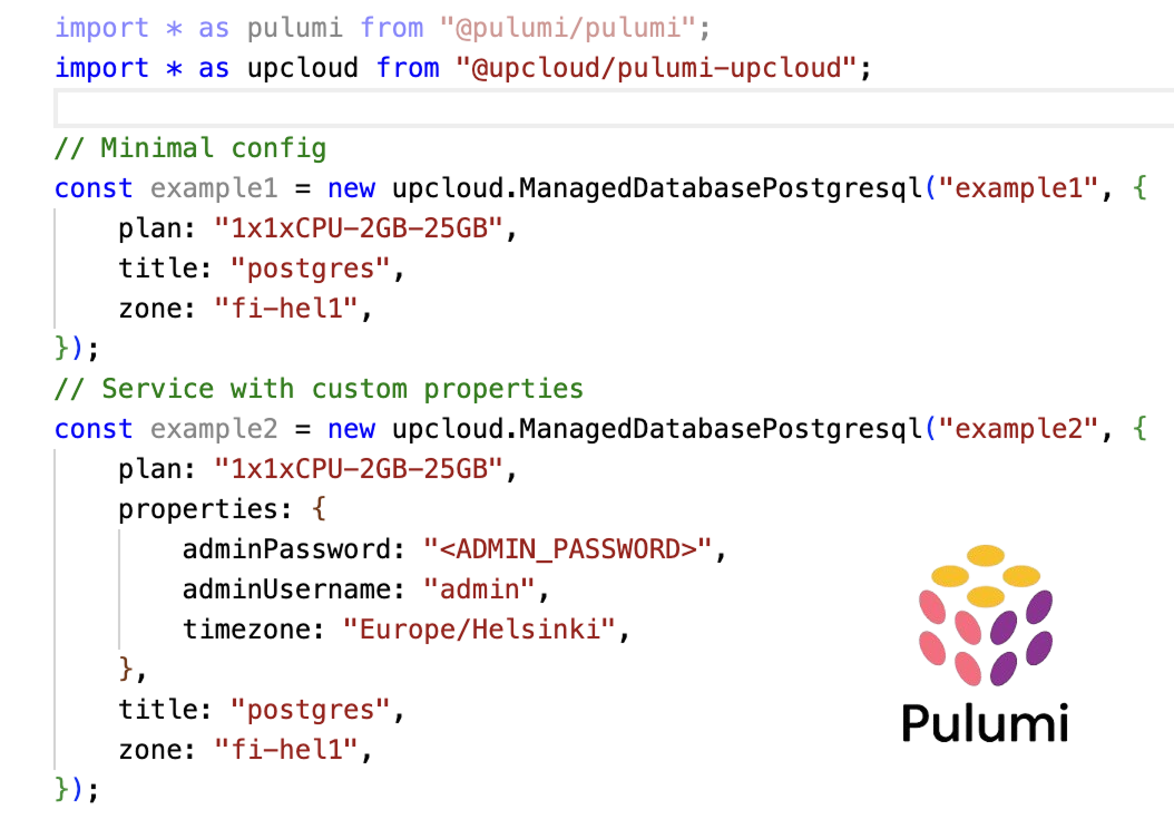 PostgreSQL Managed Databases - UpCloud
