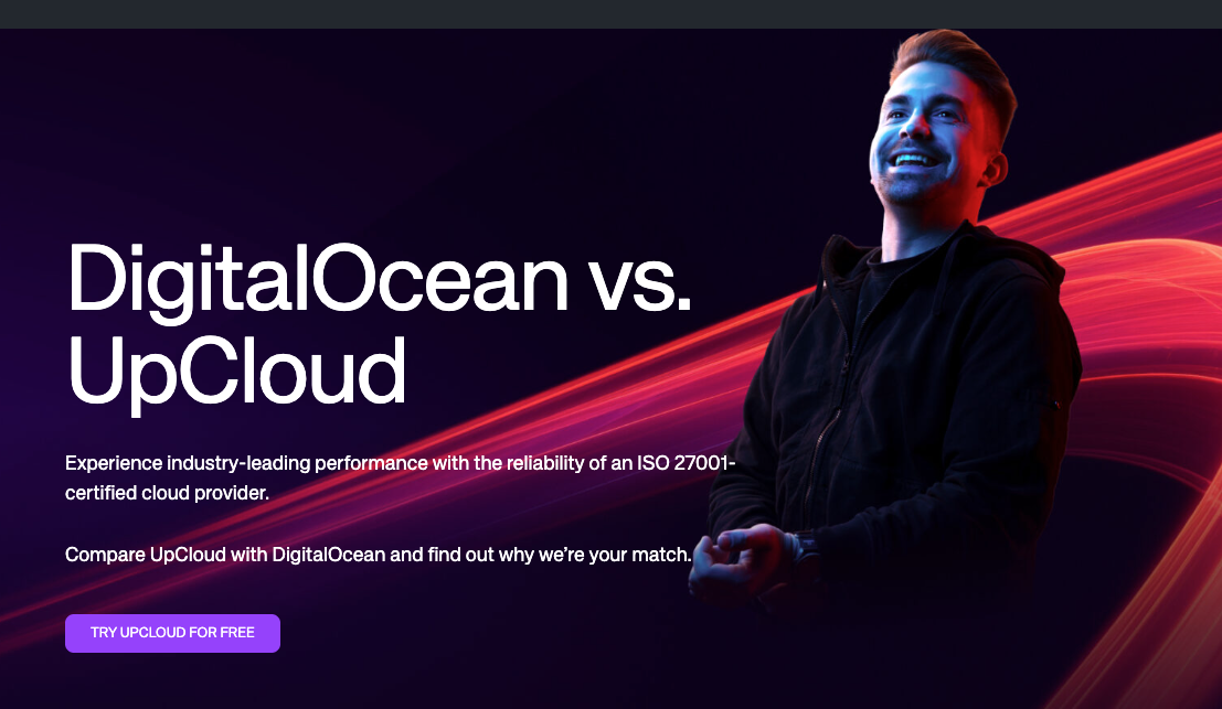 Alternative Comparison - DigitalOcean Vs UpCloud