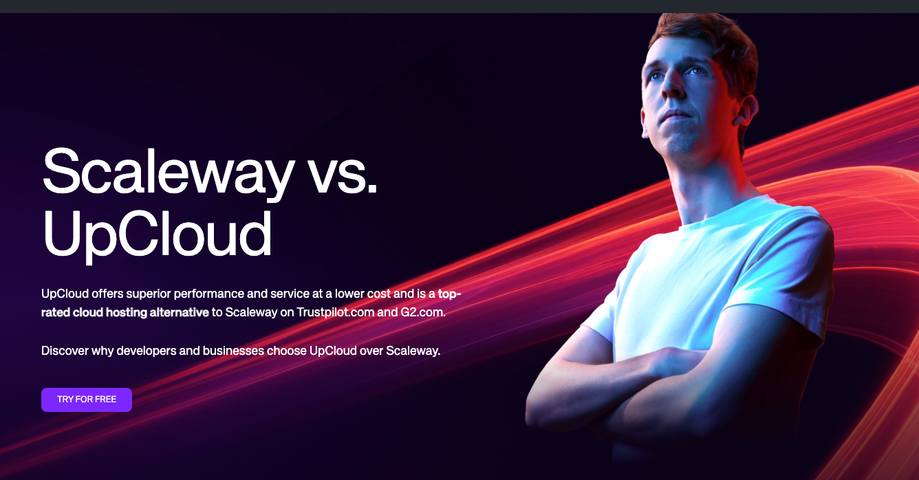 Alternative Comparison - Scaleway Vs UpCloud