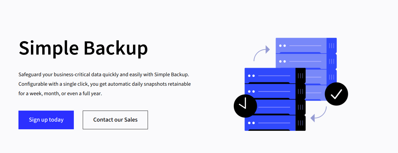 UpCloud Simple Backup Service