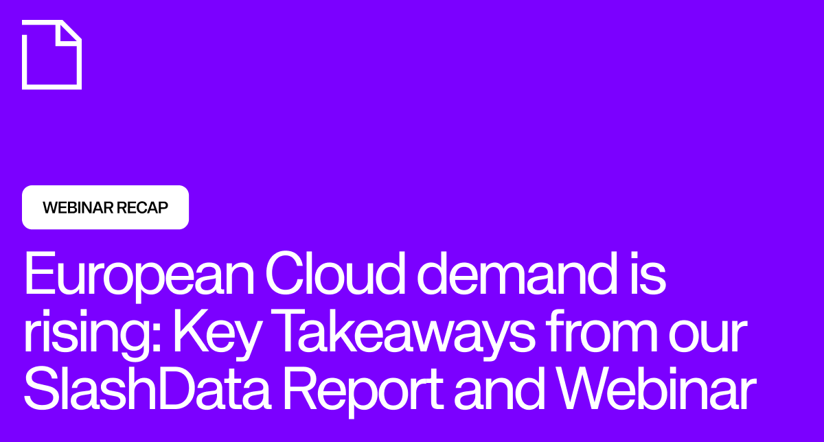 European Cloud Demand Is Rising: Key Takeaways From Our SlashData Report And Webinar - UpCloud