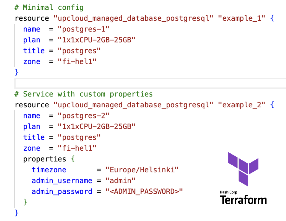PostgreSQL Managed Databases - UpCloud